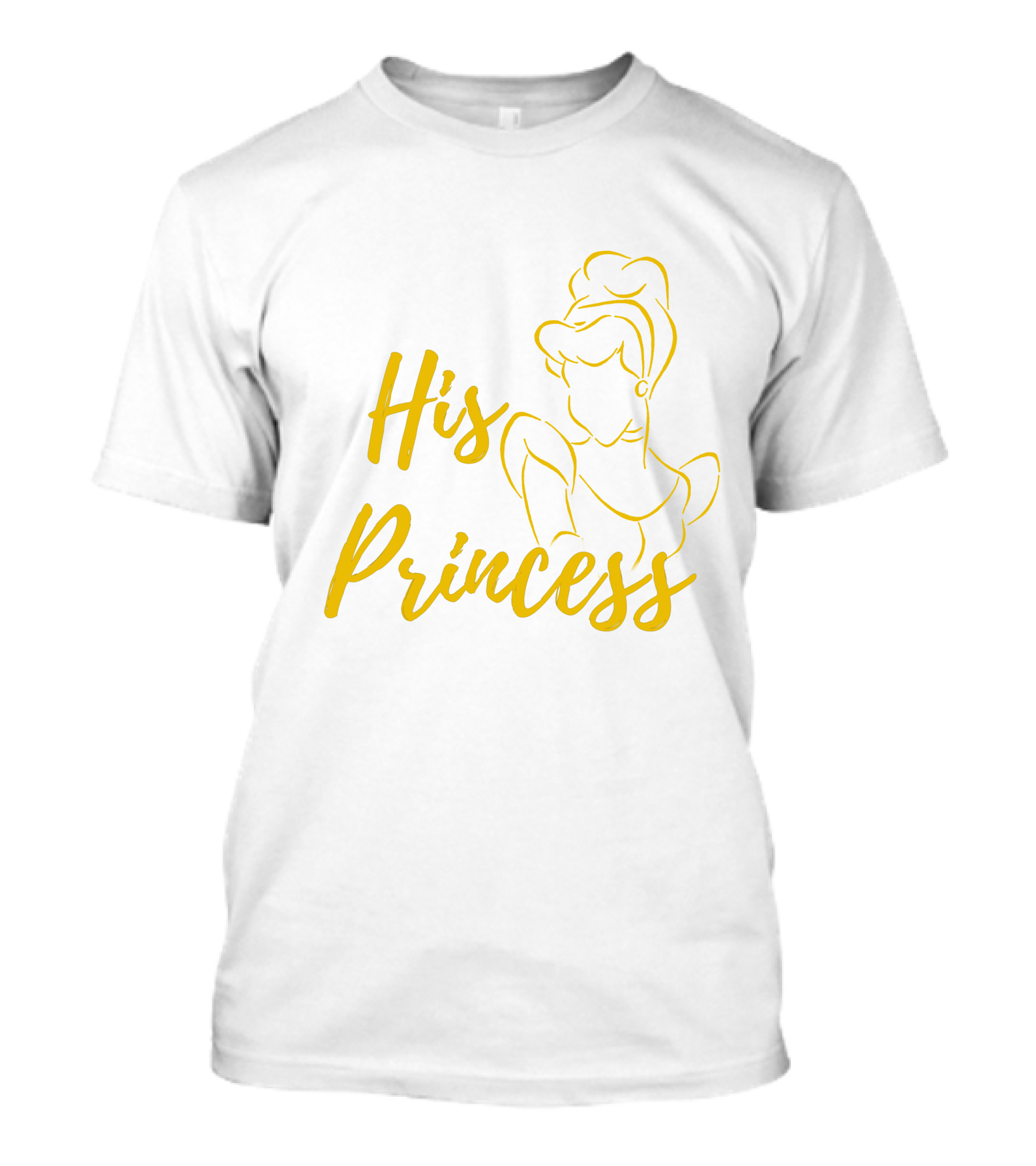 Cinderella His Princess Disney Inspired Iconic T-Shirt