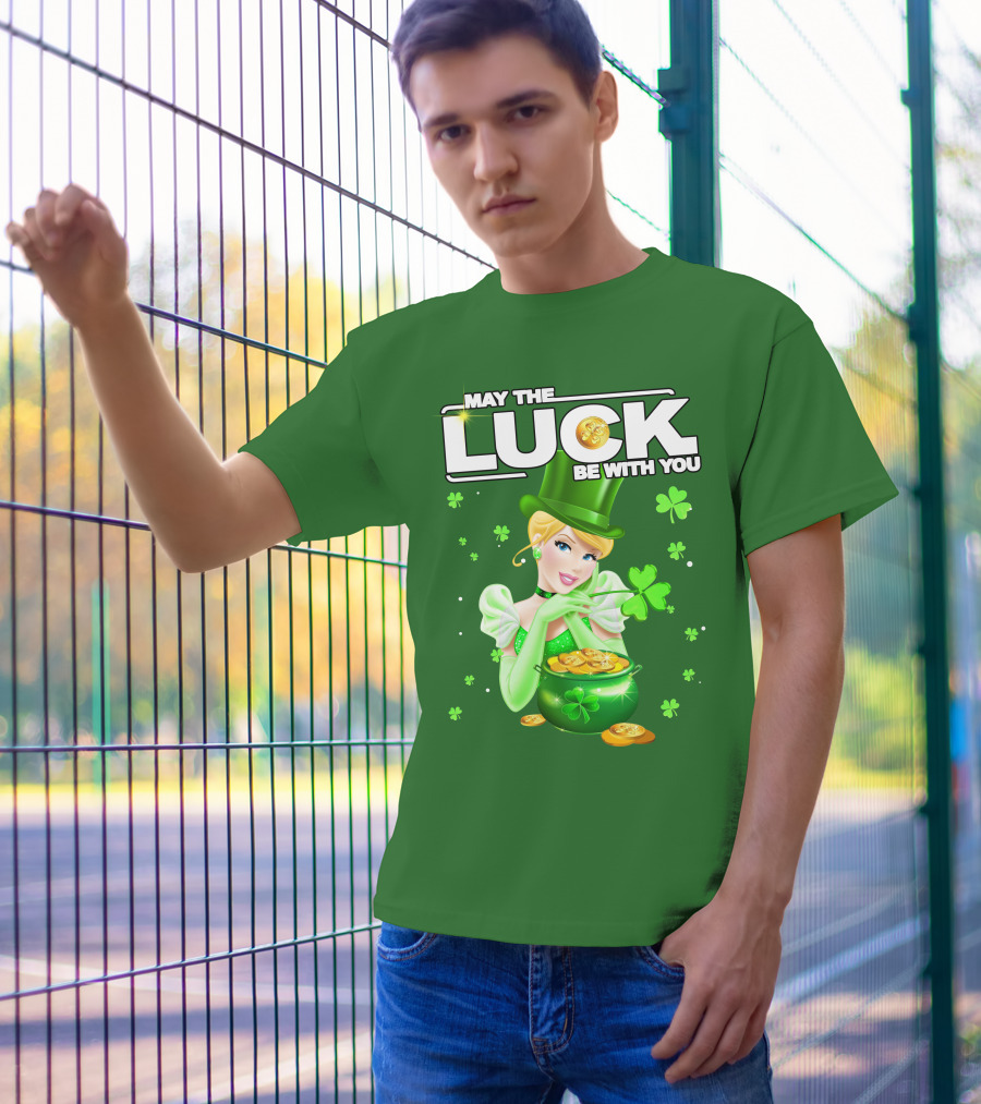 Cinderella May The Luck Be With You St. Patrick's Day T-Shirt
