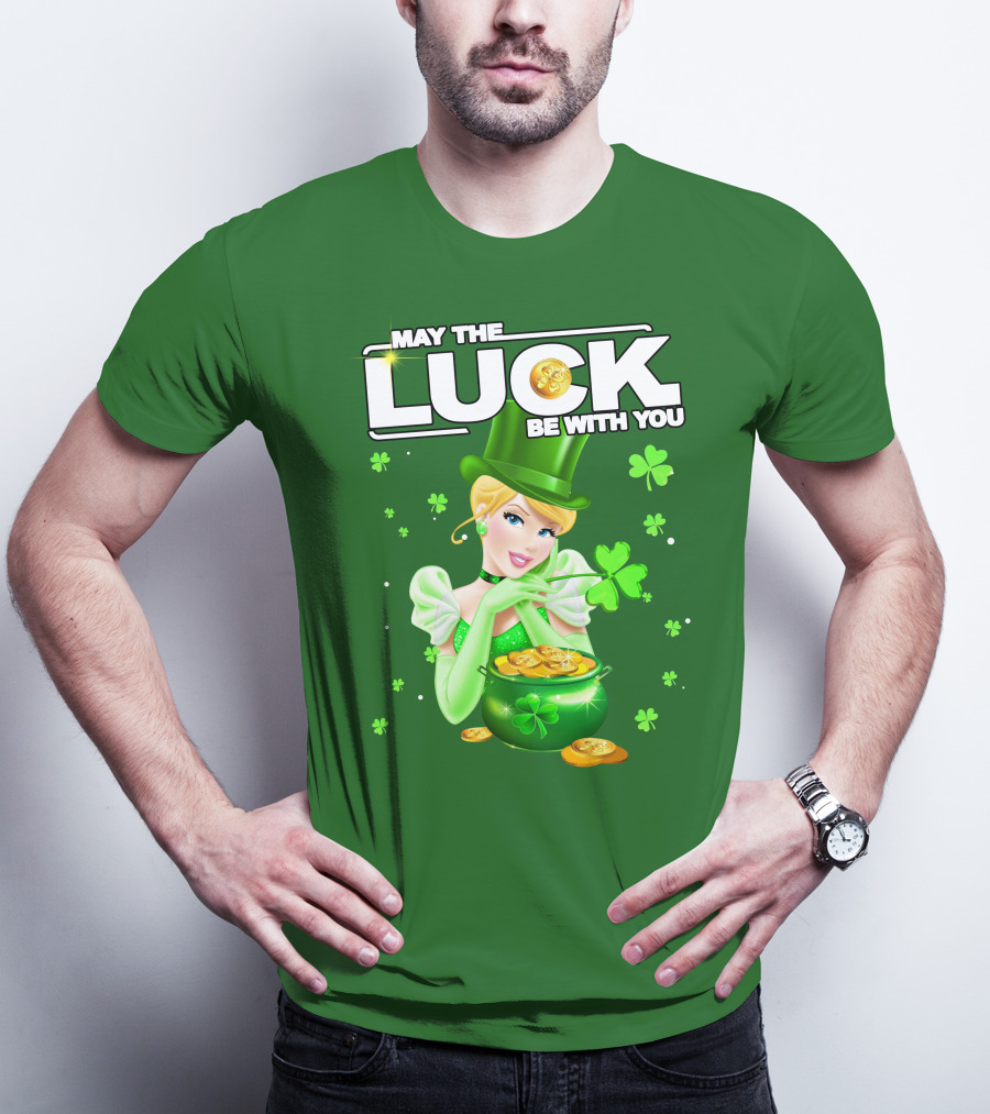 Cinderella May The Luck Be With You St. Patrick's Day T-Shirt