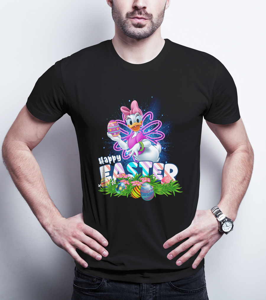 Happy Easter Daisy Duck Easter Eggs T-Shirt