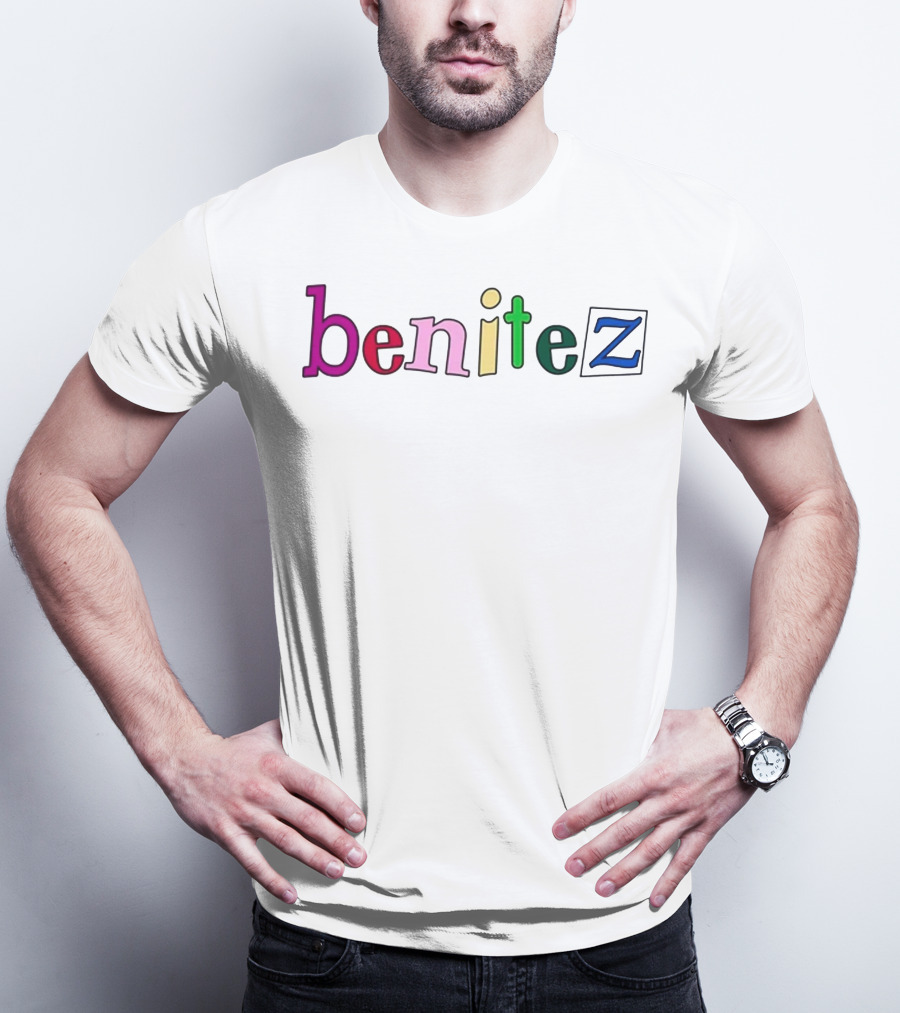 Benitez Rainbow Alphabet Letters T-Shirt