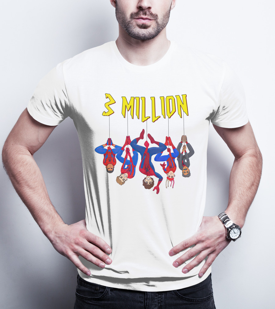 3 Million Subscribers Spider Suit T-Shirt