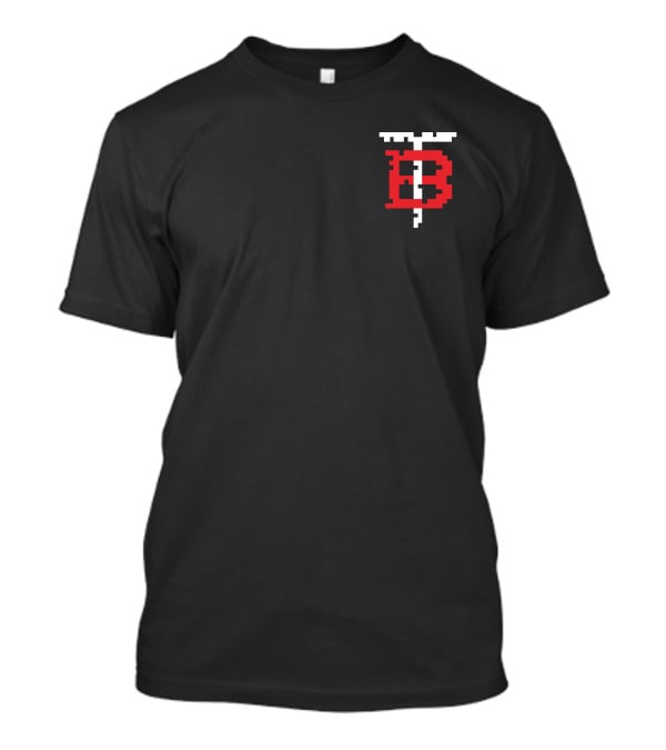 Good Game Black Tfb Block Pixelated T-Shirt