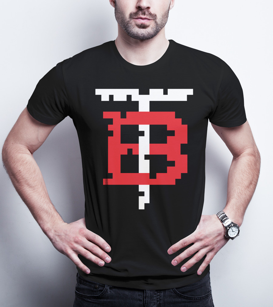 Good Game Black Tfb Block Pixelated T-Shirt