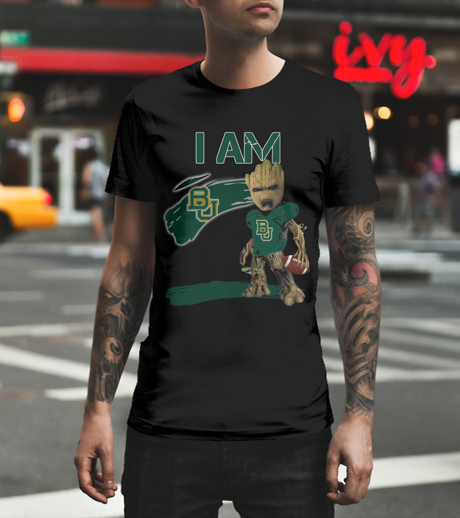 I AM BAYLOR BEARS BU Football Groot T-Shirt