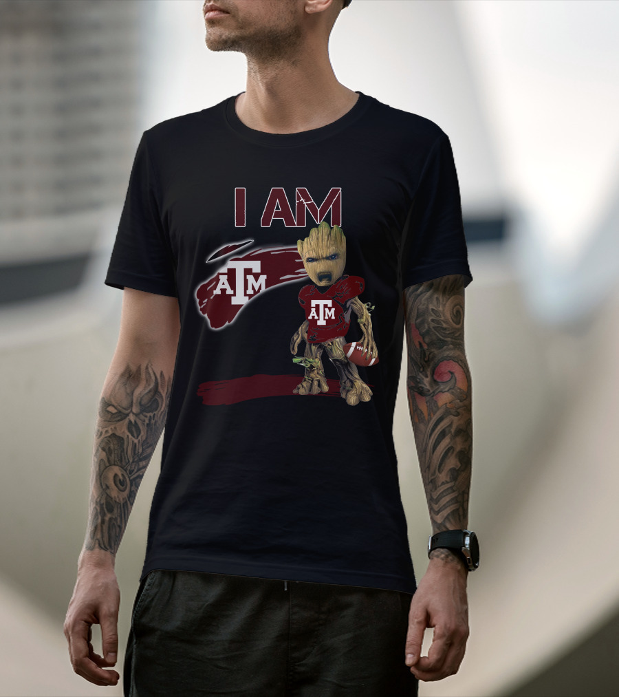 I AM Texas A&M Football Groot T-Shirt