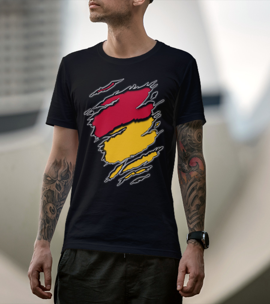 Steelers Redsox17 Dual Color Rip T-Shirt