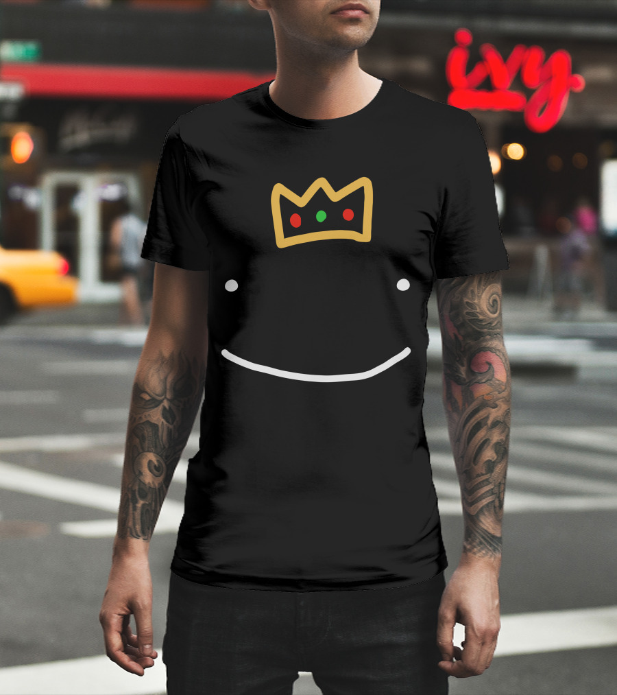 Dream X Ranboo Smile Crown Merch Dream Branding Ranboo T-Shirt
