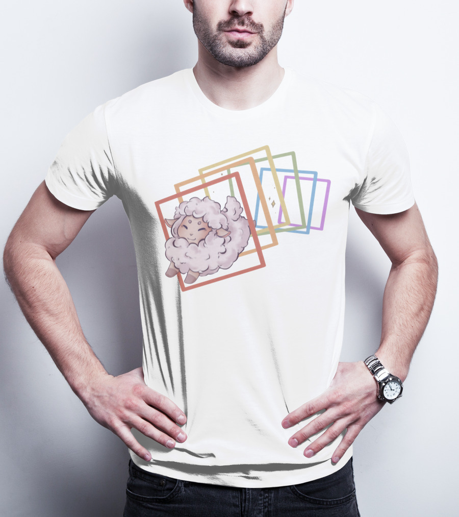 Captain Puffy Sheep Rainbow Frames T-Shirt