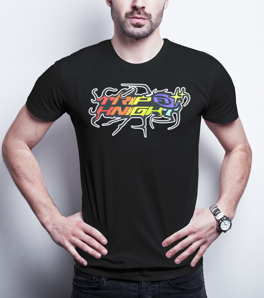 Trippie Knight Multicolor Neon Psychedelic T-Shirt