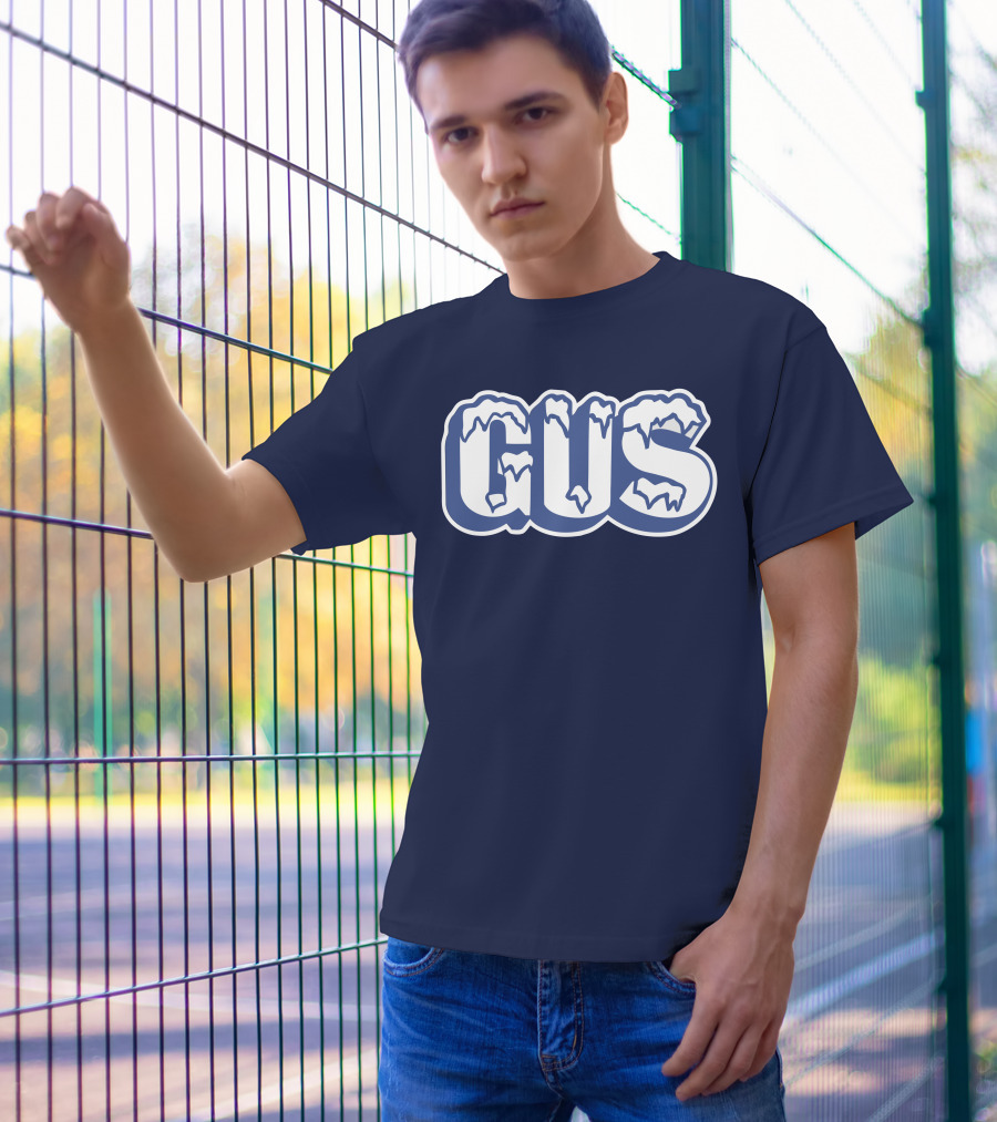 Gus Johnson Merch Ice Font T-Shirt
