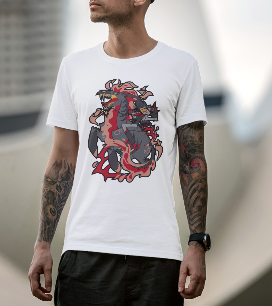 Stolas And Octavia Helluva Boss Demon Horse And Owl Characters T-Shirt