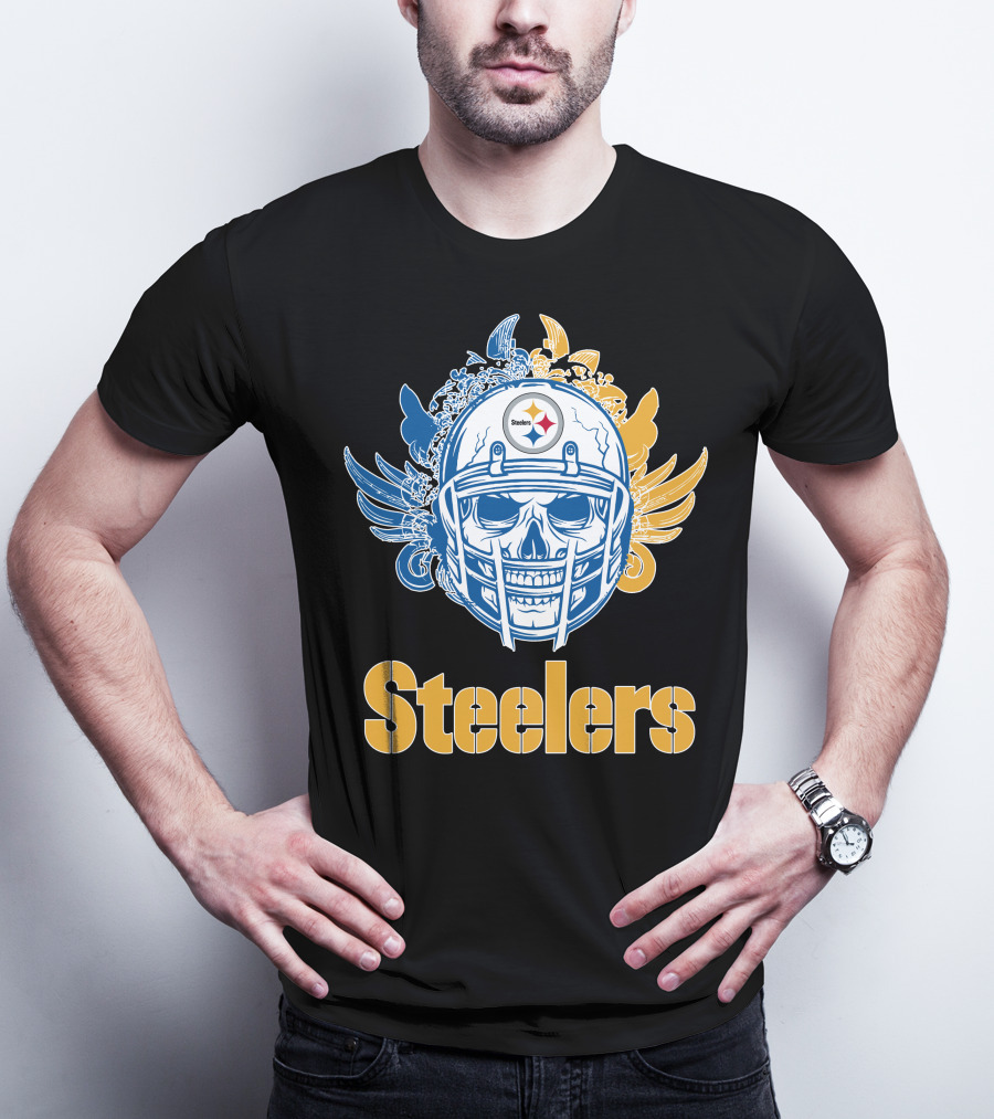 Pittsburgh Steelers Skull Steelers T-Shirt