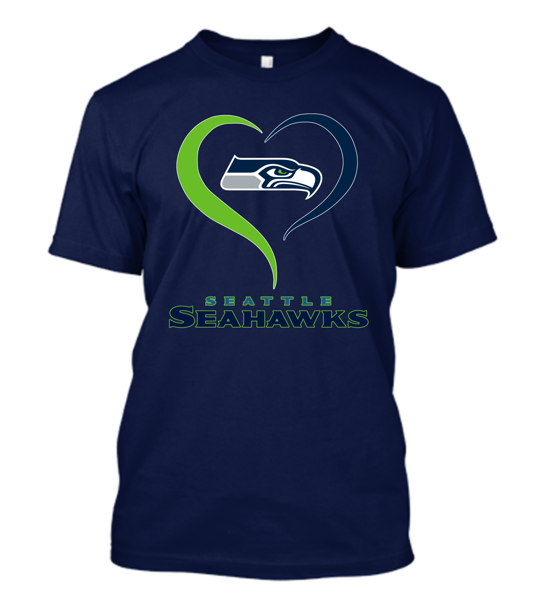 Seattle Seahawks Heart T-Shirt