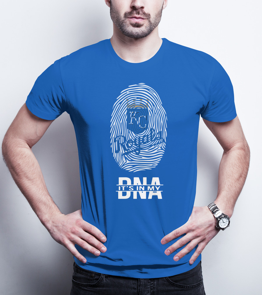 Kansas City Royals Fingerprint It's In My DNA T-Shirt