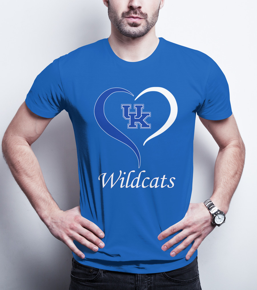 UK Wildcats Heart Wildcats T-Shirt