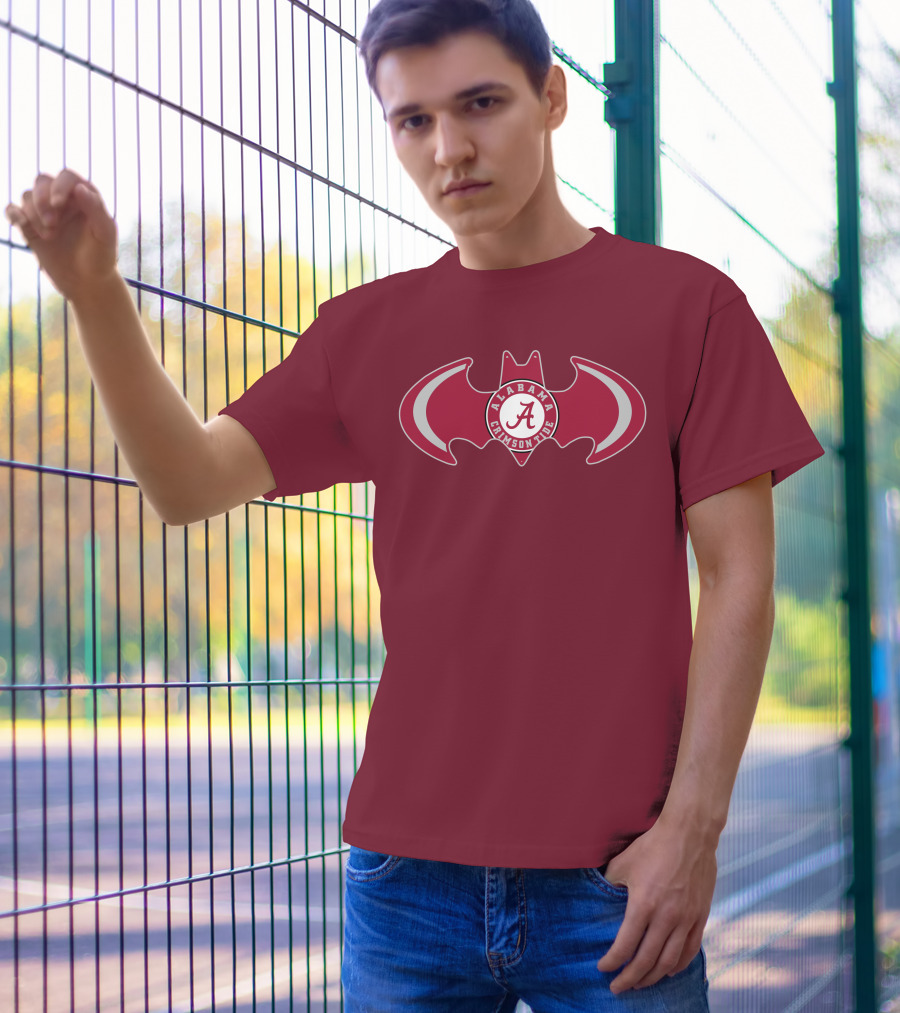 Alabama Crimson Tide Bat Symbol T-Shirt