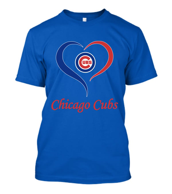 Chicago Cubs Heart Symbol Cubs T-Shirt
