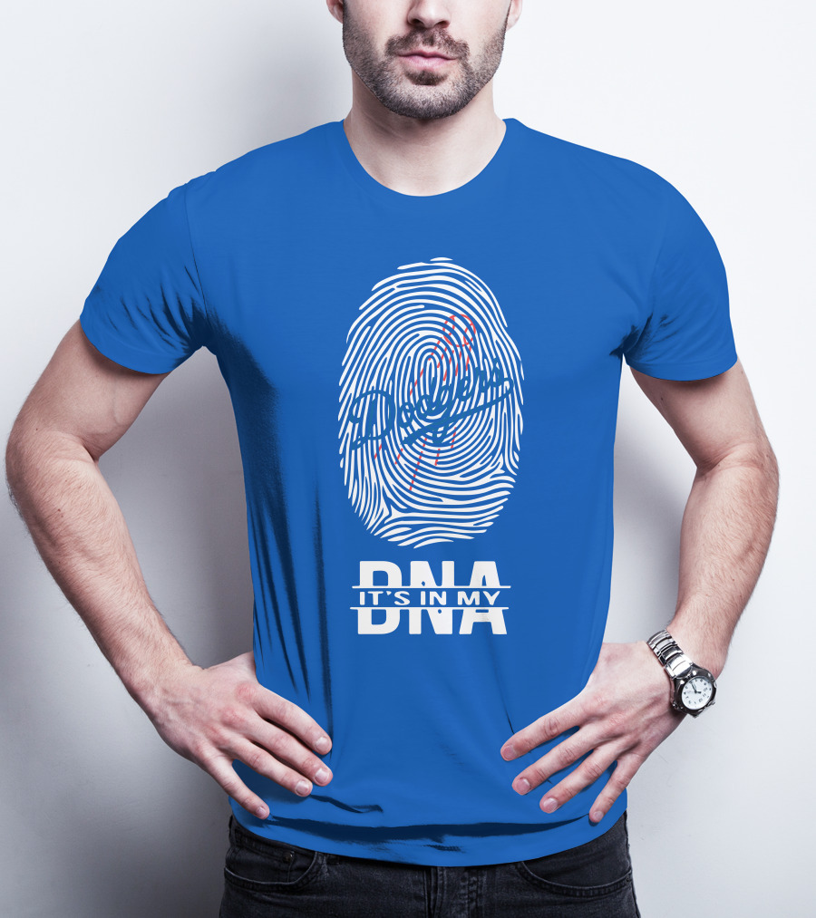 Los Angeles Dodgers Dna It's In My Dna T-Shirt
