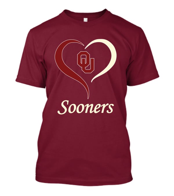Sooners OU Heart T-Shirt