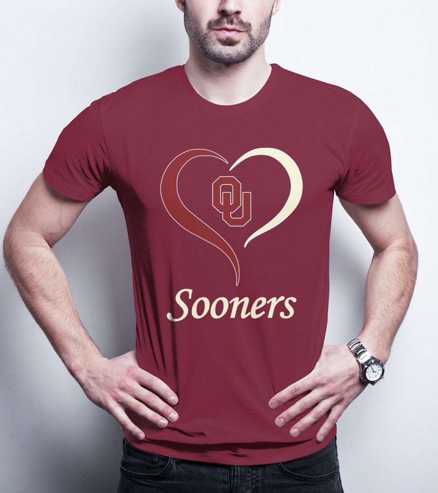 Sooners OU Heart T-Shirt