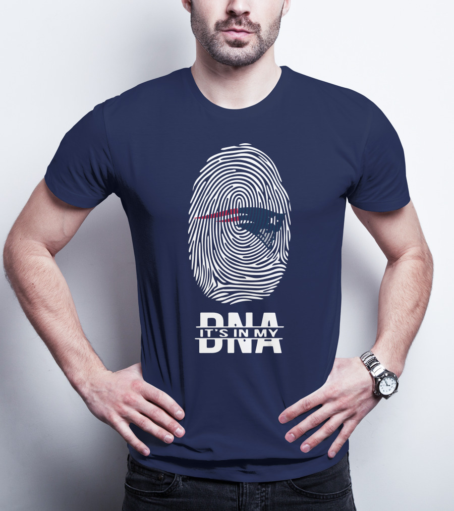 New England Patriots It's In My DNA Fingerprint T-Shirt