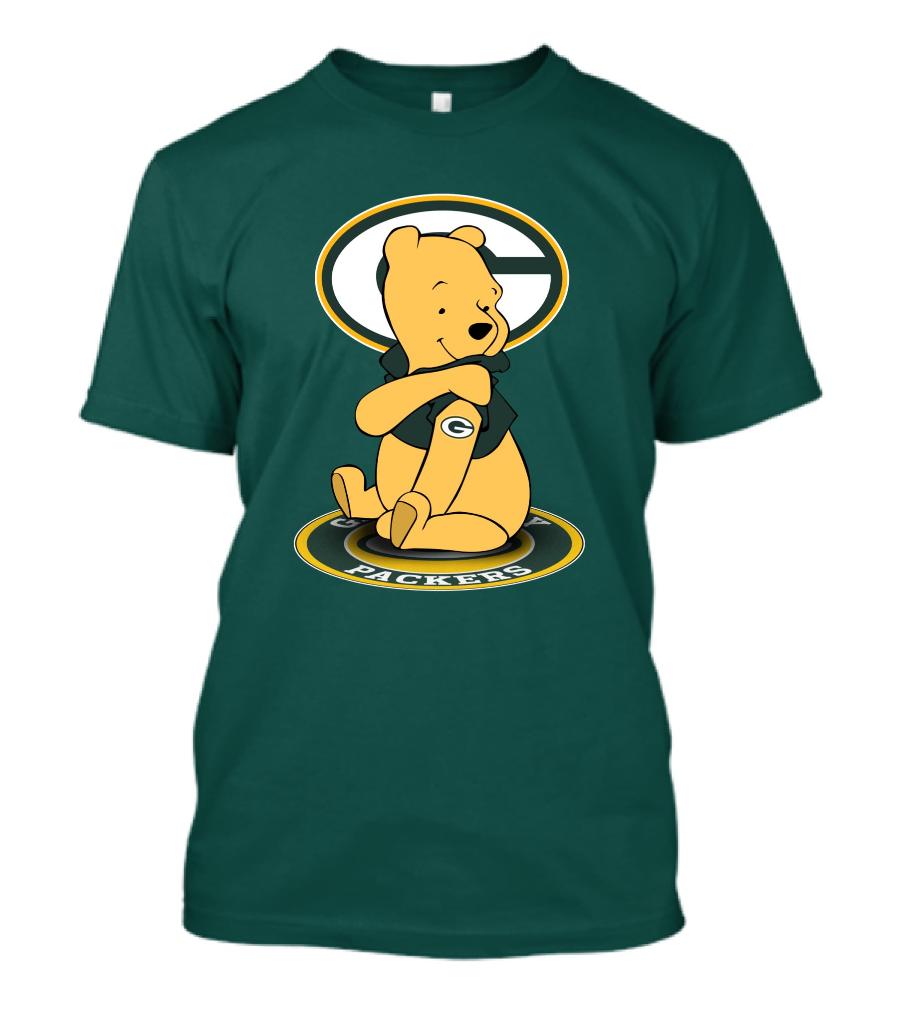 Green Bay Packers Winnie The Pooh G Logo Packers T-Shirt