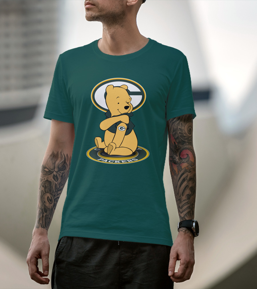 Green Bay Packers Winnie The Pooh G Logo Packers T-Shirt