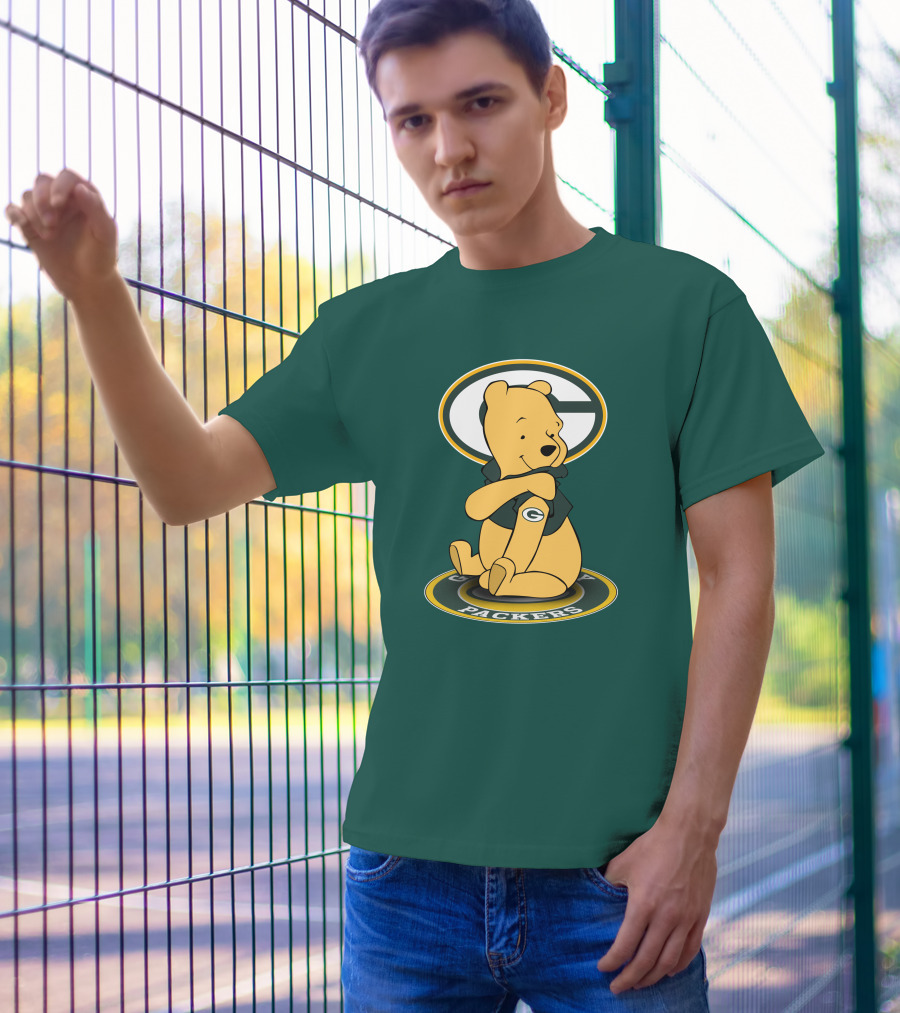 Green Bay Packers Winnie The Pooh G Logo Packers T-Shirt