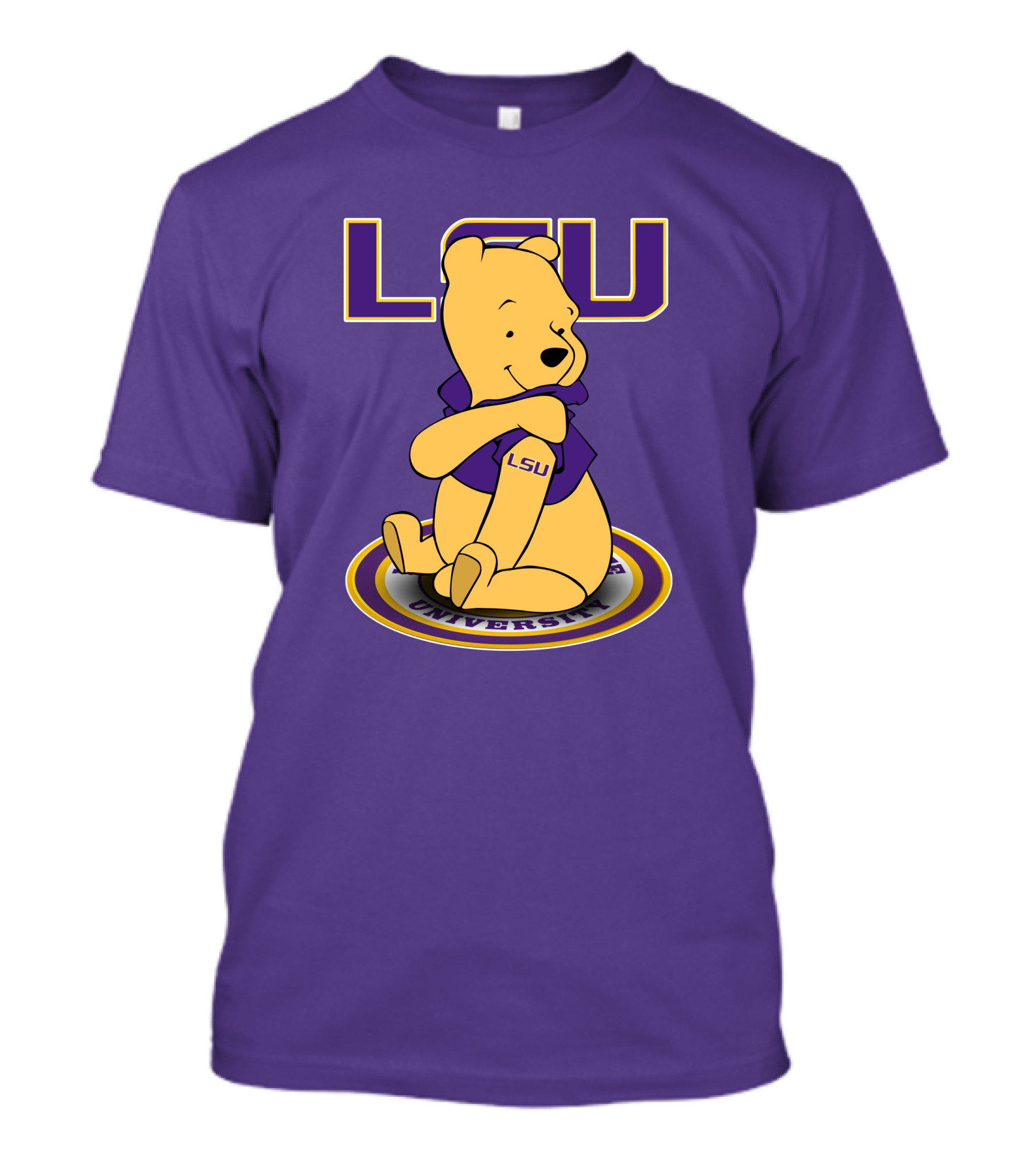 LSU Tigers Winnie The Pooh University Mascot T-Shirt