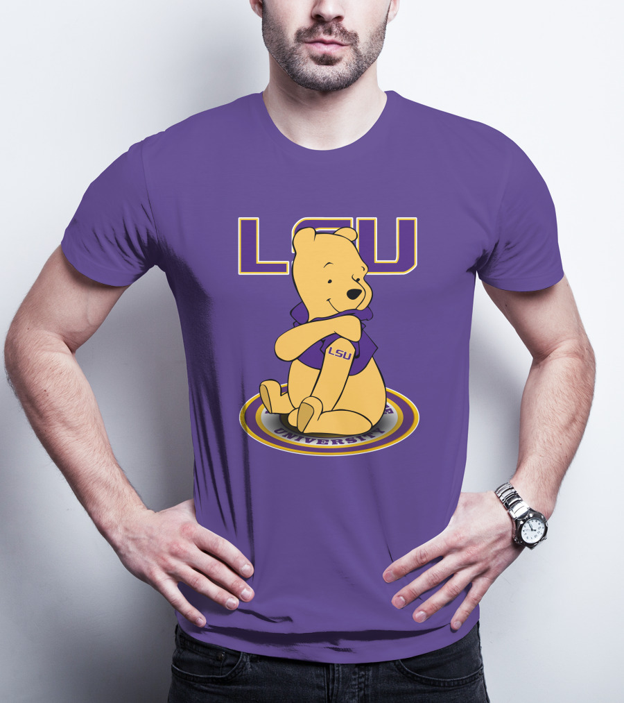 LSU Tigers Winnie The Pooh University Mascot T-Shirt