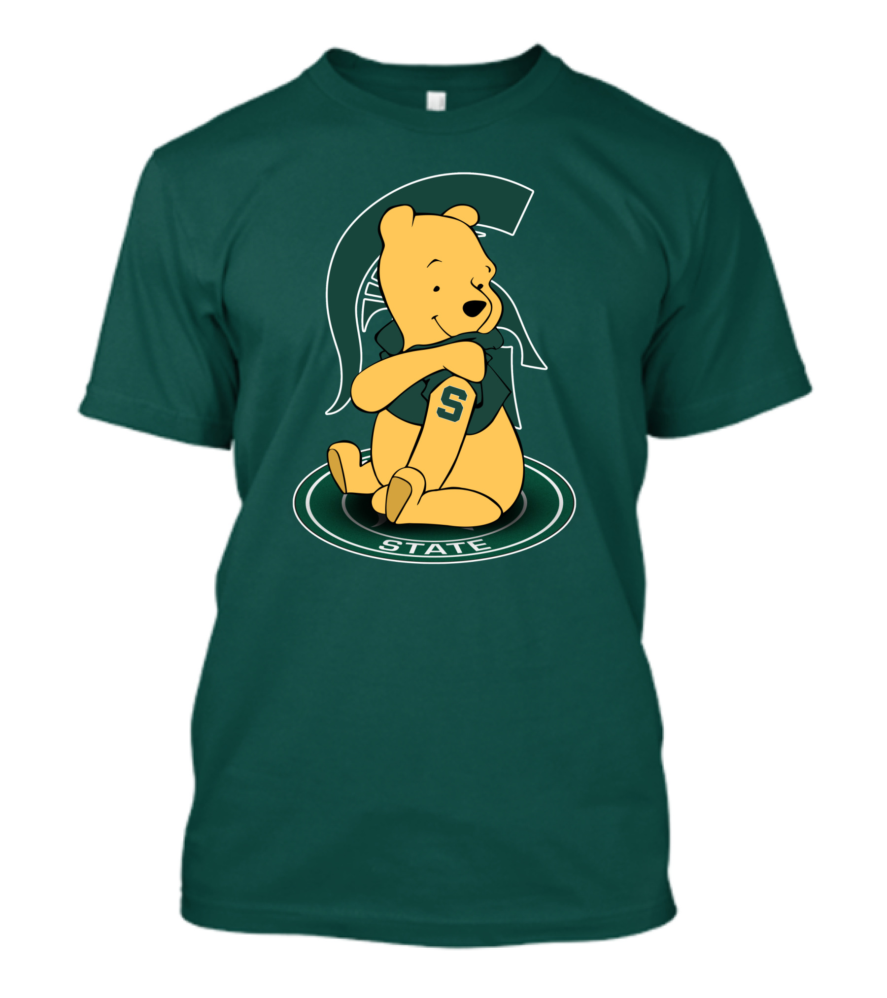 Michigan State Spartans Winnie The Pooh State T-Shirt