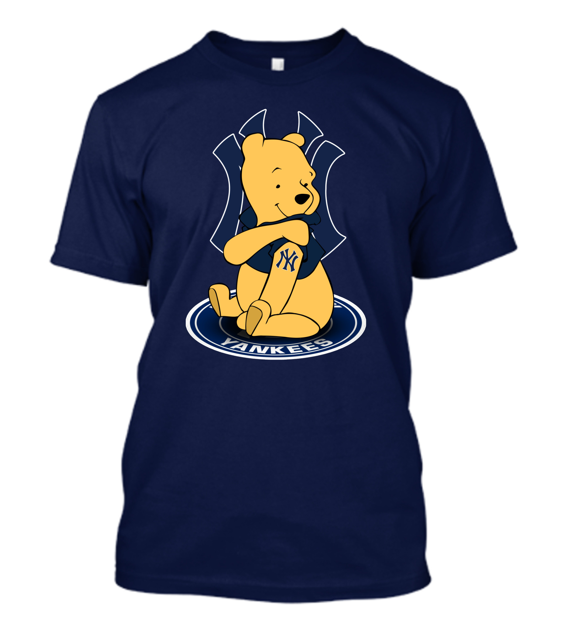 New York Yankees Winnie The Pooh Yankees Logo T-Shirt