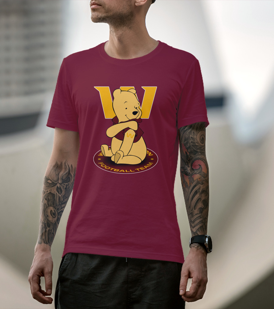 Washington Football Team W Winnie The Pooh T-Shirt