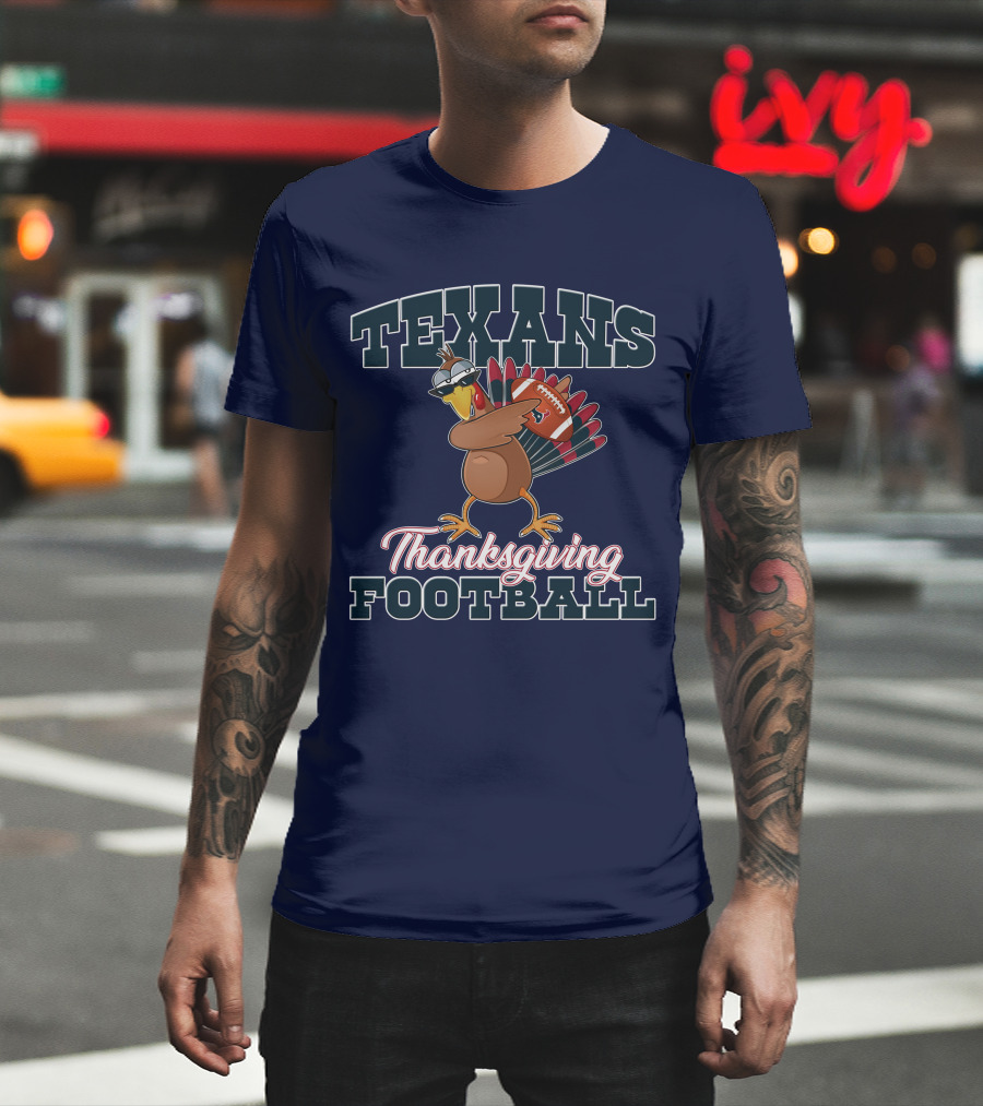Texans Thanksgiving Football T-Shirt