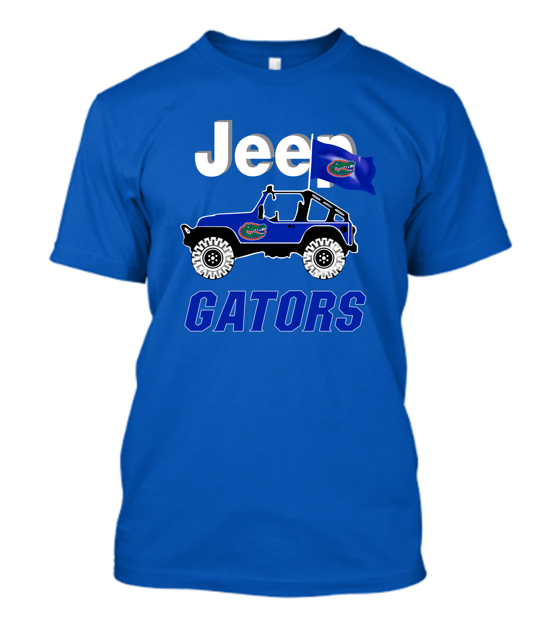 Jeep Florida Gators Flag Adventure T-Shirt