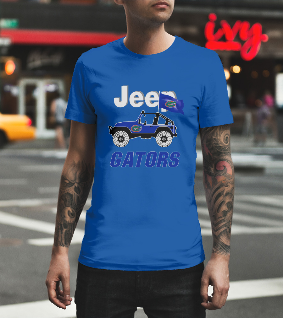 Jeep Florida Gators Flag Adventure T-Shirt