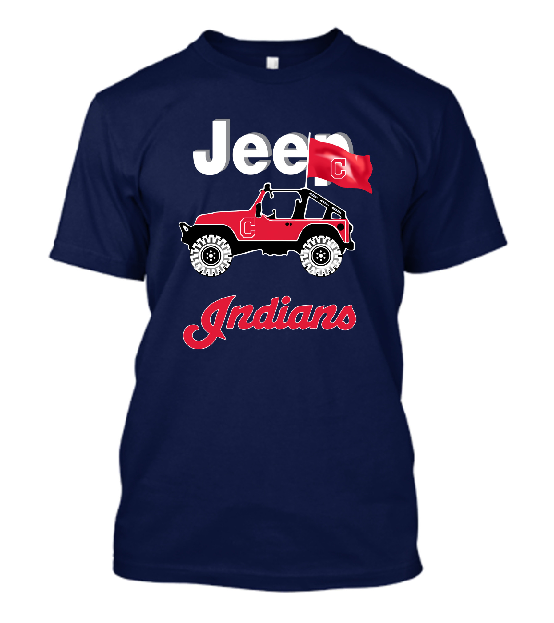 Jeep Indians C Flag T-Shirt