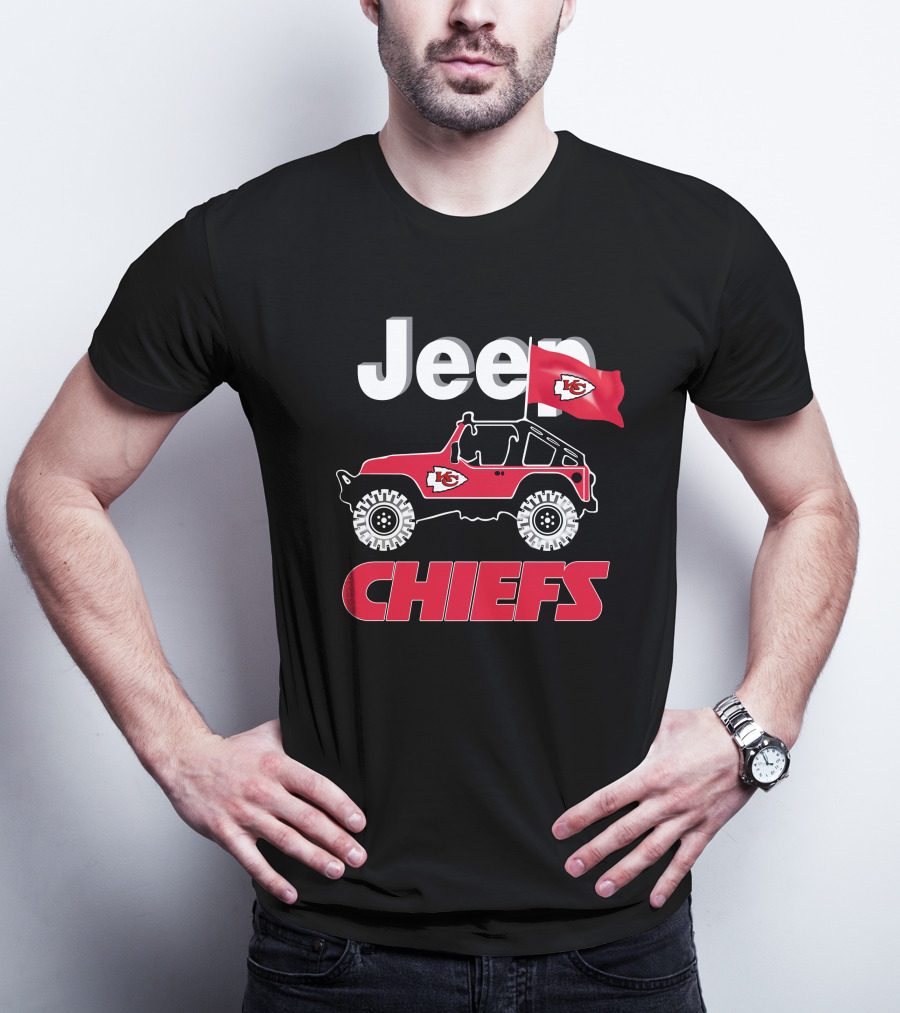 Jeep Kansas City Chiefs Red Flag T-Shirt