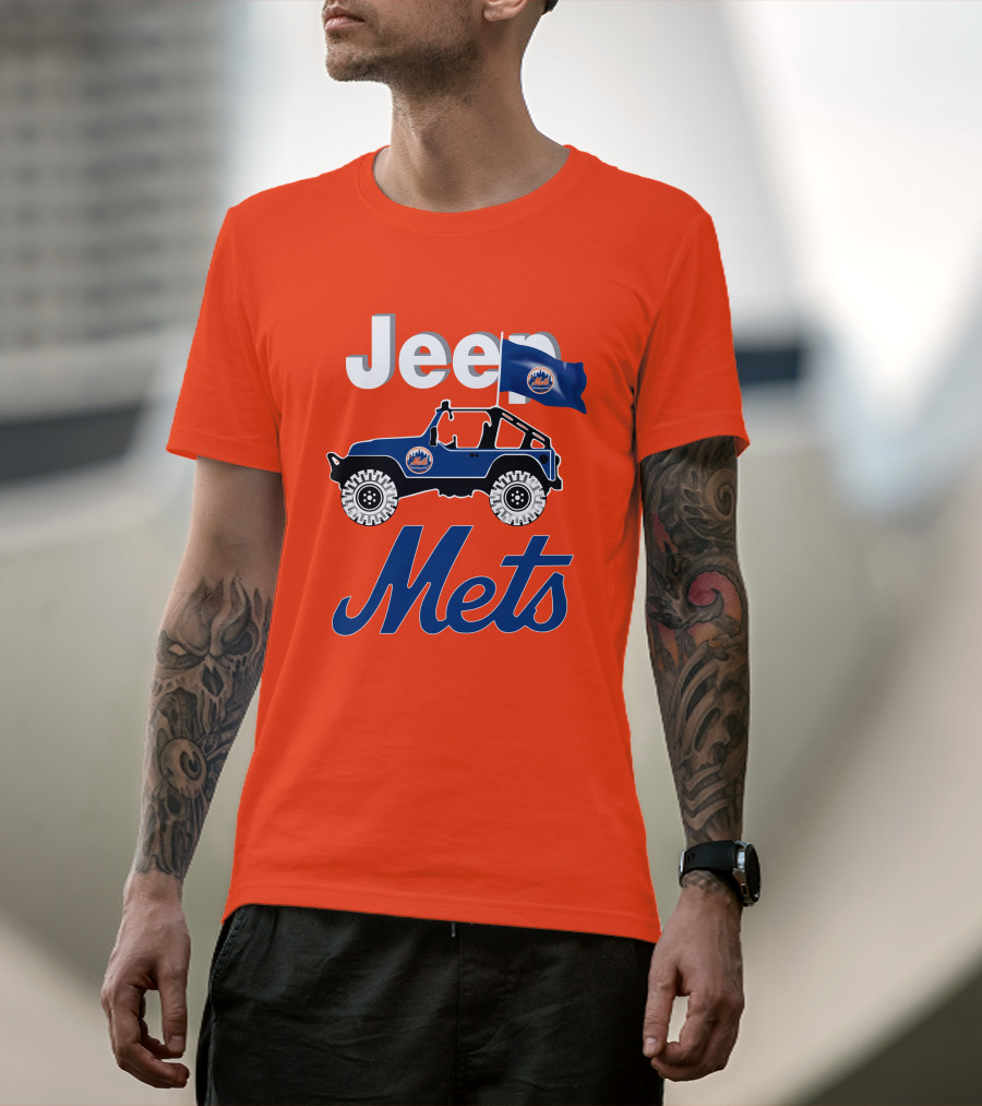 Jeep New York Mets Are Coming T-Shirt