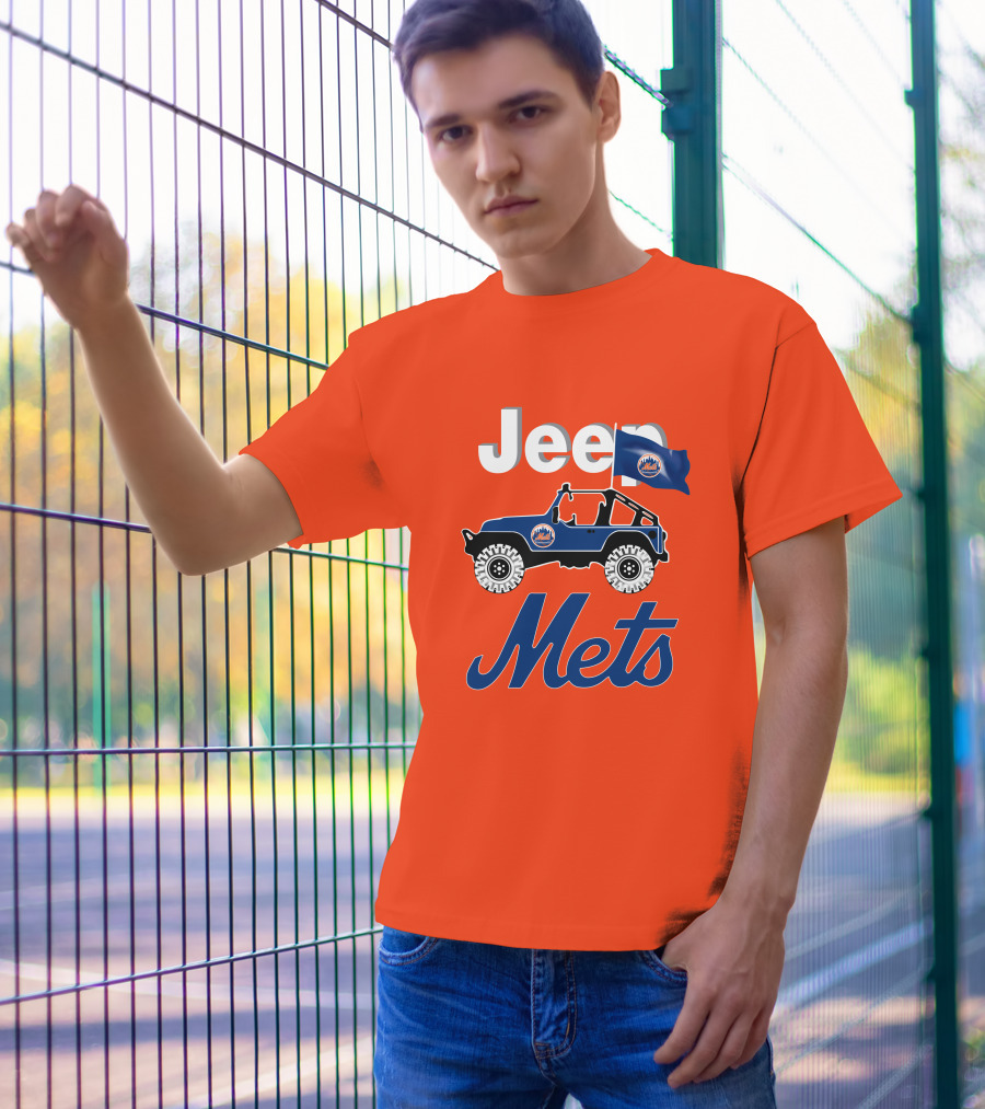 Jeep New York Mets Are Coming T-Shirt