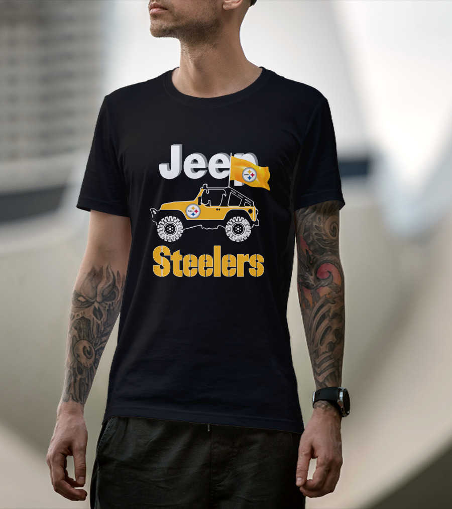 Pittsburgh Steelers Jeep Off-Road Adventure T-Shirt
