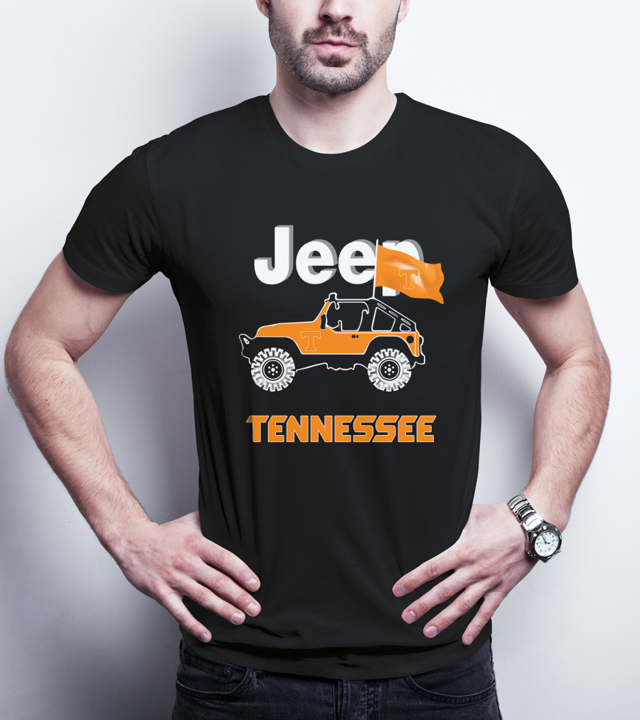 Jeep Tennessee Volunteers Orange Flag Edition T-Shirt