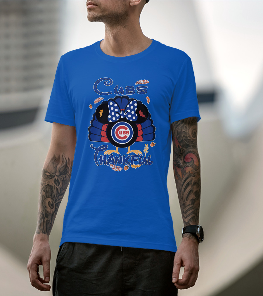 Cubs Thankful Minnie Thanksgiving T-Shirt
