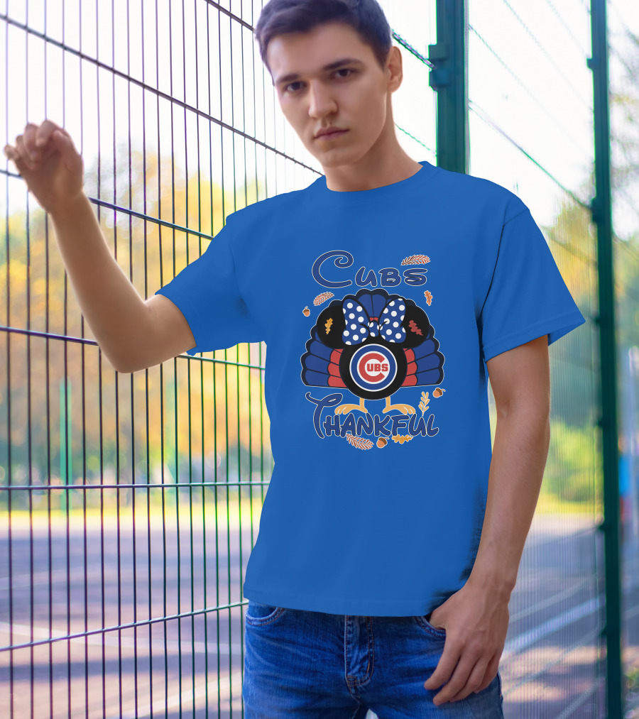 Cubs Thankful Minnie Thanksgiving T-Shirt