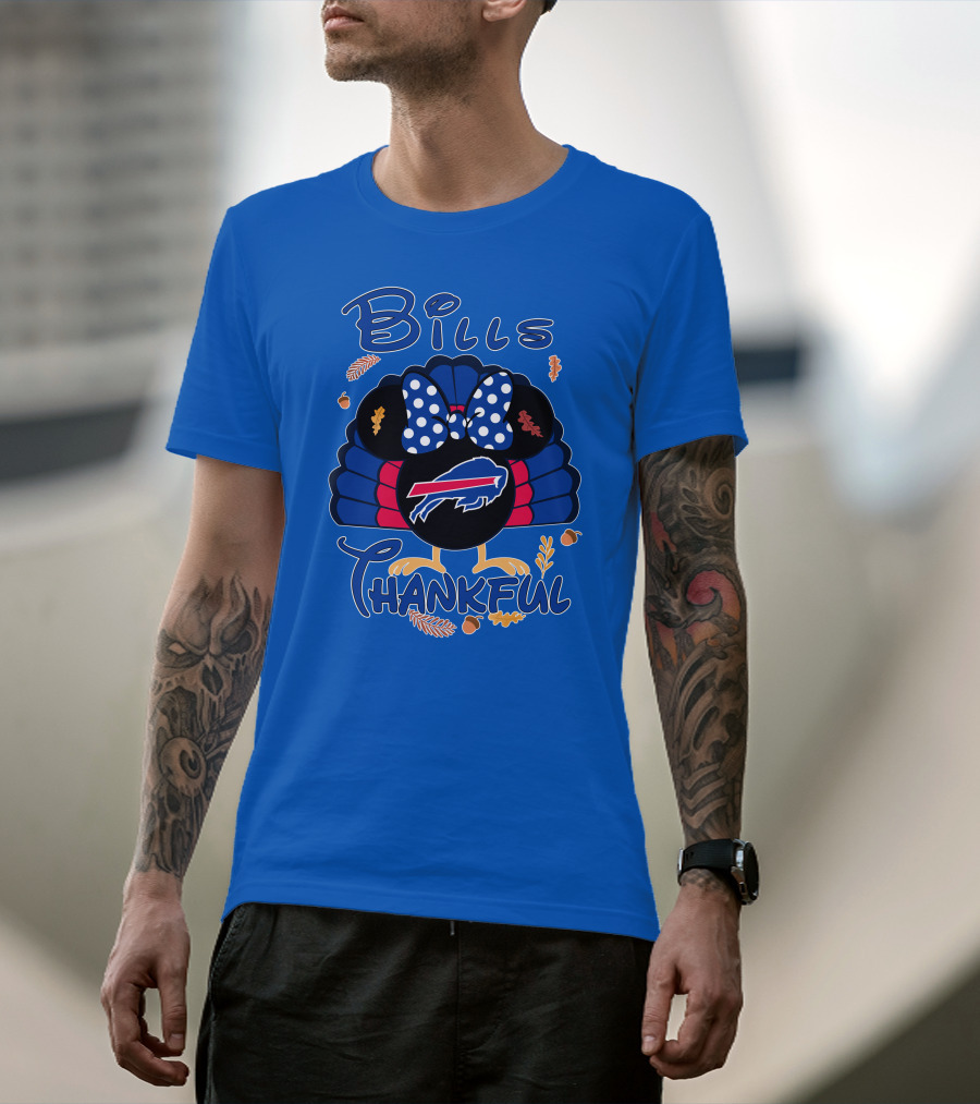 Bills Thankful Buffalo Bills Minnie Thanksgiving T-Shirt