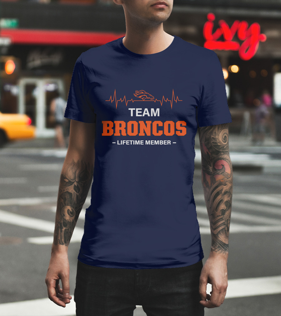 TEAM BRONCOS LIFETIME MEMBER T-Shirt