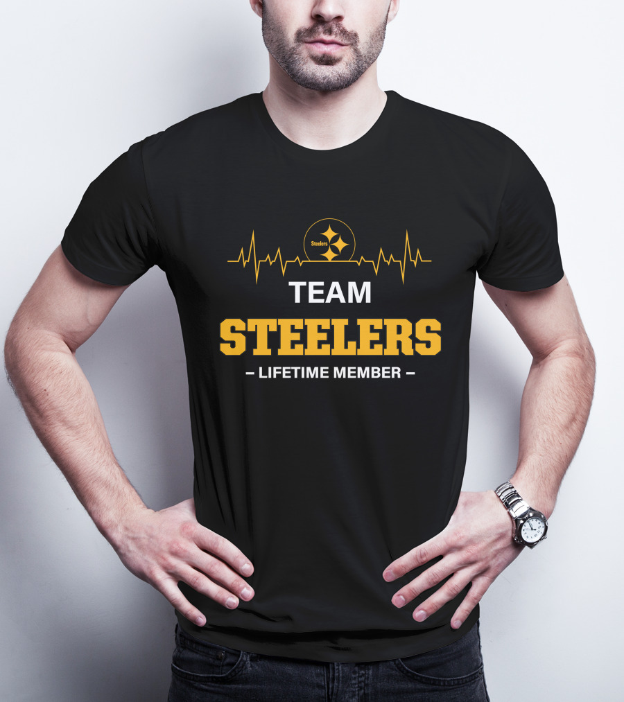 Team Steelers Lifetime Member T-Shirt