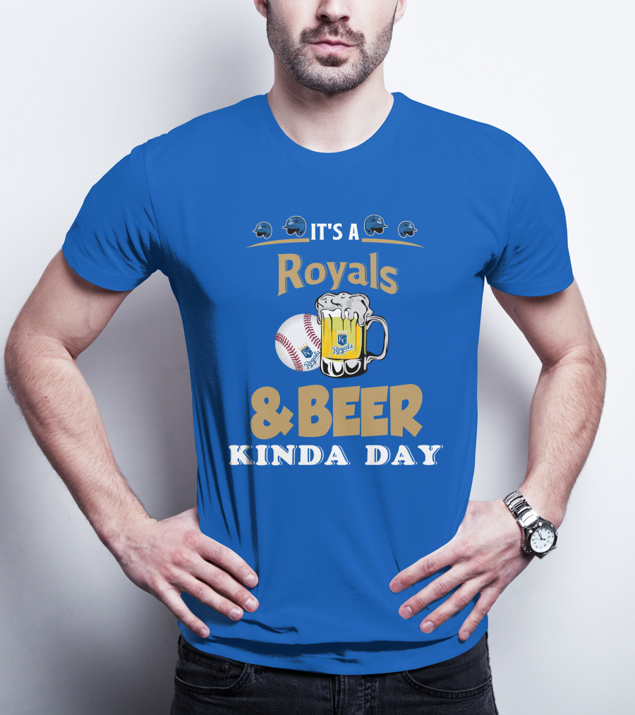 Kansas City Royals Baseball And Beer Kinda Day T-Shirt