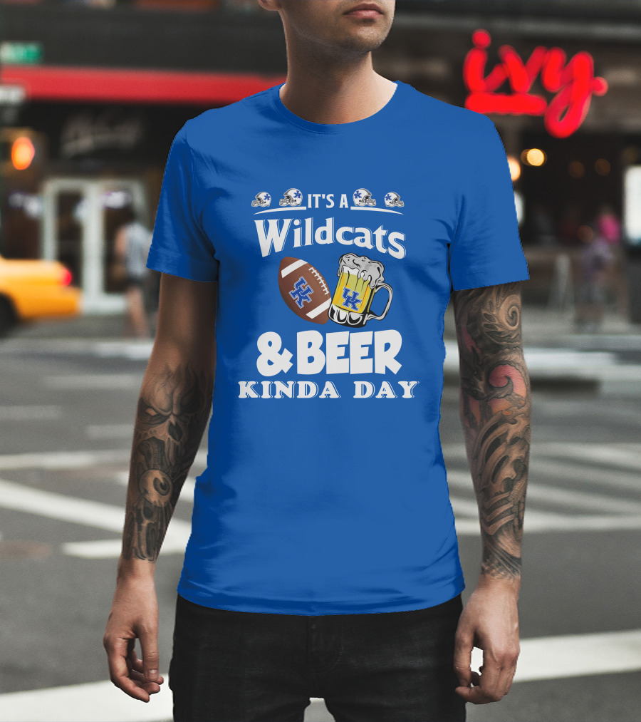 It's A Wildcats Football Beer Kinda Day T-Shirt